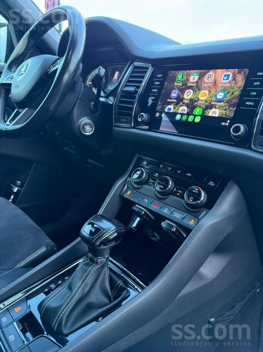 Melns Skoda Kodiaq 2019 Jelgava, ar dzinēja tilpumu 2.00 L un nobraukumu 322 tūkst. km par 19500 €, foto 19 vietnē AUTOMOTO.COM.LV