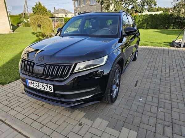 Melns Skoda Kodiaq 2019 Kauņa, ar dzinēja tilpumu 1.50 L un nobraukumu 223 tūkst. km par 13800 €, foto 1 vietnē AUTOMOTO.COM.LV