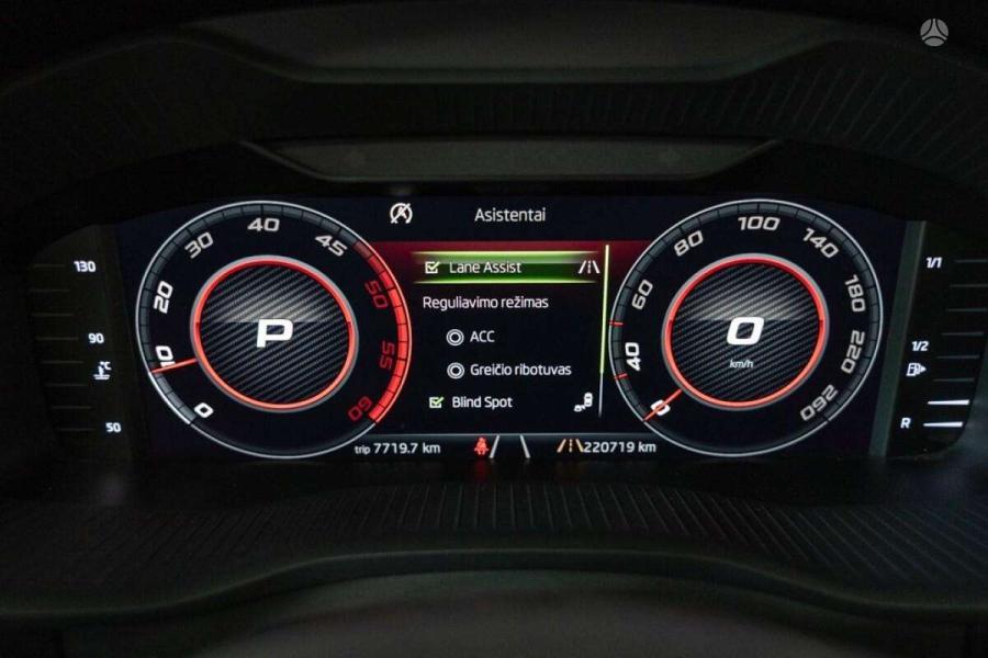 Черный Шкода Kodiaq 2019 в Вильнюс, объемом двигателя 2.00 л и пробегом 221 тыс. км за 24700 €, фото 11 на AUTOMOTO.COM.LV