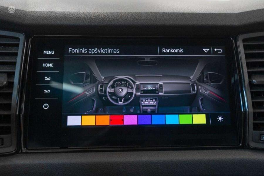 Черный Шкода Kodiaq 2019 в Вильнюс, объемом двигателя 2.00 л и пробегом 221 тыс. км за 24700 €, фото 16 на AUTOMOTO.COM.LV