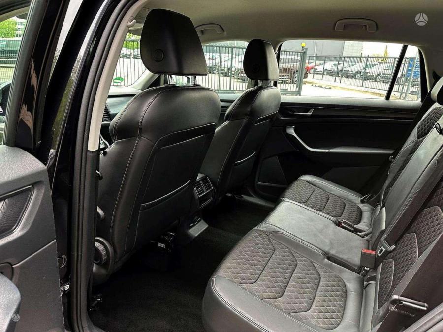 Melns Skoda Kodiaq 2019 Kauņa, ar dzinēja tilpumu 1.50 L un nobraukumu 198 tūkst. km par 16900 €, foto 12 vietnē AUTOMOTO.COM.LV