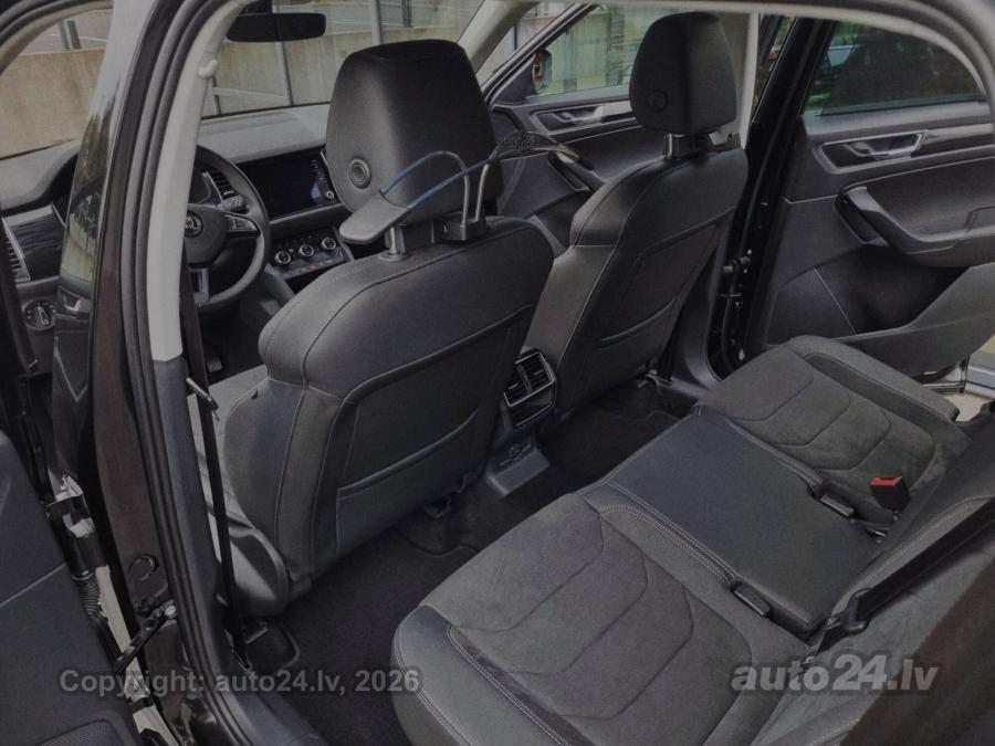 Black Skoda Kodiaq 2019 in Tallinn, with an engine capacity of 2.00 L and mileage of 145 thousand km for 24800 €, photo 10 on AUTOMOTO.COM.LV