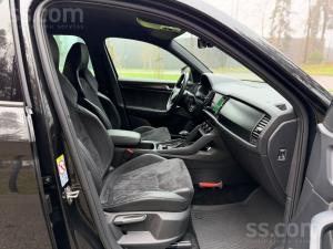 Black Skoda Kodiaq 2020 in Ogre, with an engine capacity of 1.50 L and mileage of 196 thousand km for 21300 €, photo 12 on AUTOMOTO.COM.LV