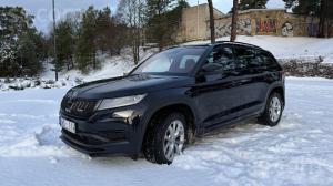 Melns Skoda Kodiaq 2020 Ventspils, ar dzinēja tilpumu 2.00 L un nobraukumu 197 tūkst. km par 29325 €, foto  vietnē AUTOMOTO.COM.LV