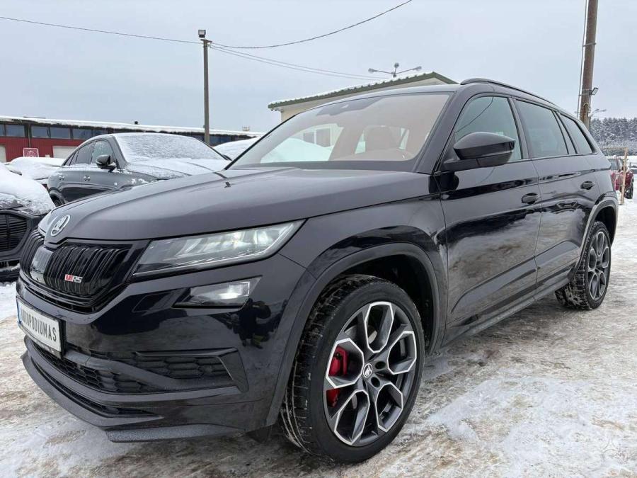 Черный Шкода Kodiaq 2020 в Вильнюс, объемом двигателя 1.97 л и пробегом 147 тыс. км за 23700 €, фото 1 на AUTOMOTO.COM.LV