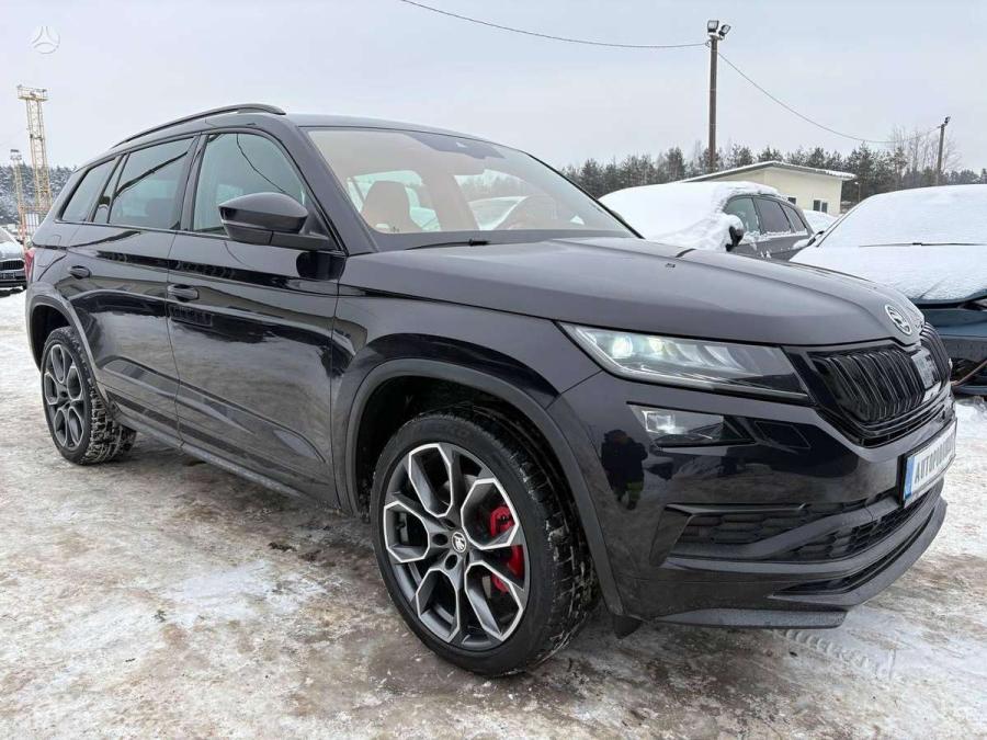 Черный Шкода Kodiaq 2020 в Вильнюс, объемом двигателя 1.97 л и пробегом 147 тыс. км за 23700 €, фото 2 на AUTOMOTO.COM.LV