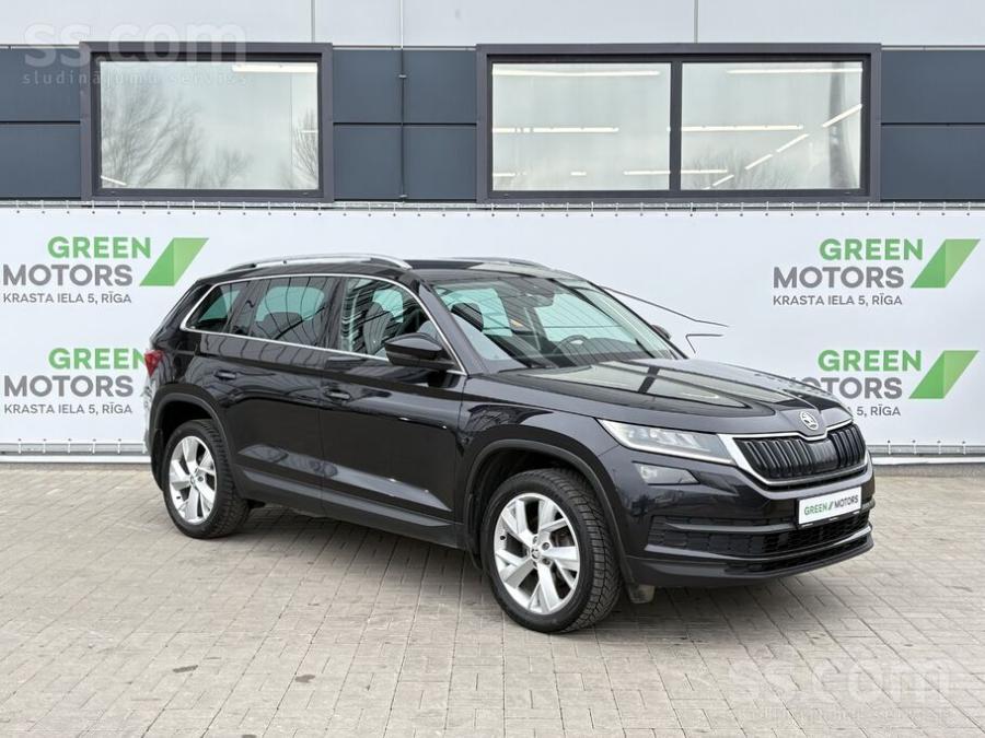 Black Skoda Kodiaq 2020 in Riga, with an engine capacity of 2.00 L and mileage of 141 thousand km for 25500 €, photo 2 on AUTOMOTO.COM.LV