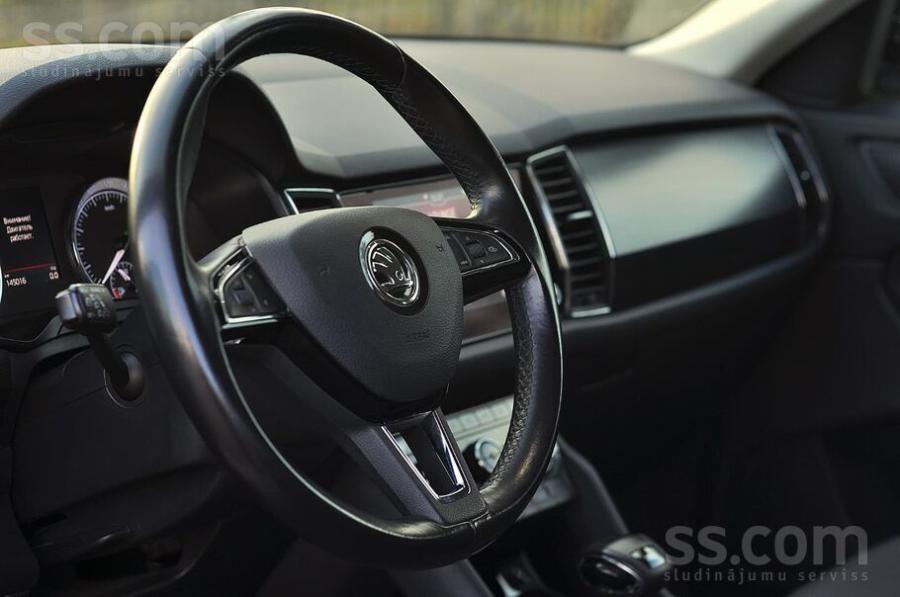 Melns Skoda Kodiaq 2020 Rīga, ar dzinēja tilpumu 1.50 L un nobraukumu 146 tūkst. km par 19990 €, foto 8 vietnē AUTOMOTO.COM.LV