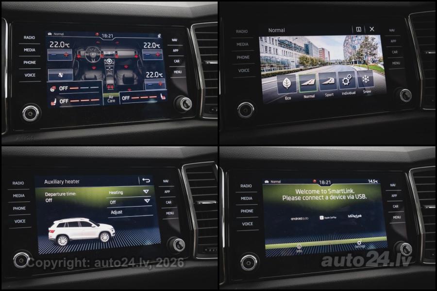 Черный Шкода Kodiaq 2020 в Тарту, объемом двигателя 2.00 л и пробегом 175 тыс. км за 21900 €, фото 20 на AUTOMOTO.COM.LV