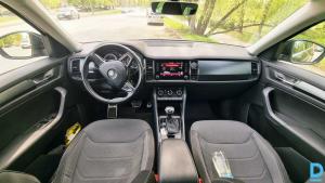Black Skoda Kodiaq 2020 in Riga, with an engine capacity of 1.50 L and mileage of 147 thousand km for 18900 €, photo 7 on AUTOMOTO.COM.LV