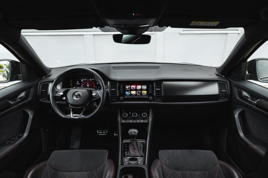 Melns Skoda Kodiaq 2020 Ventspils, ar dzinēja tilpumu 2.00 L un nobraukumu 201 tūkst. km par 24400 €, foto 18 vietnē AUTOMOTO.COM.LV