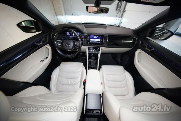 Black Skoda Kodiaq 2020 in Tallinn, with an engine capacity of 2.00 L and mileage of 114 thousand km for 25990 €, photo 8 on AUTOMOTO.COM.LV