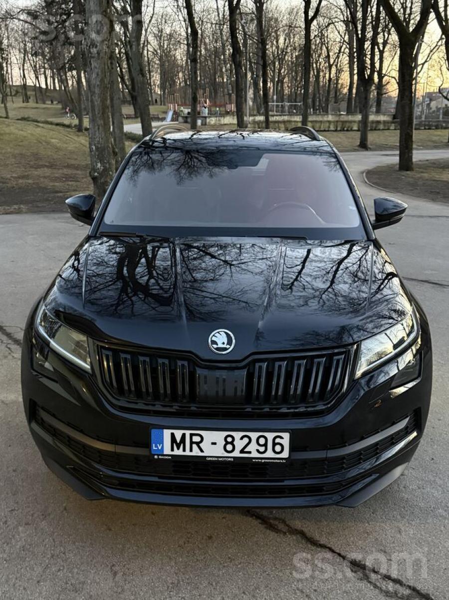 Черный Шкода Kodiaq 2020 в Рига, объемом двигателя 2.00 л и пробегом 78 тыс. км за 26000 €, фото 1 на AUTOMOTO.COM.LV