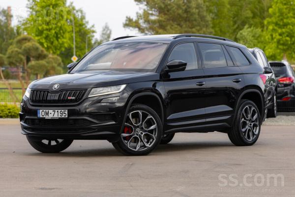 Melns Skoda Kodiaq 2020 Rīga, ar dzinēja tilpumu 2.00 L un nobraukumu 0 tūkst. km par 25900 €, foto 1 vietnē AUTOMOTO.COM.LV