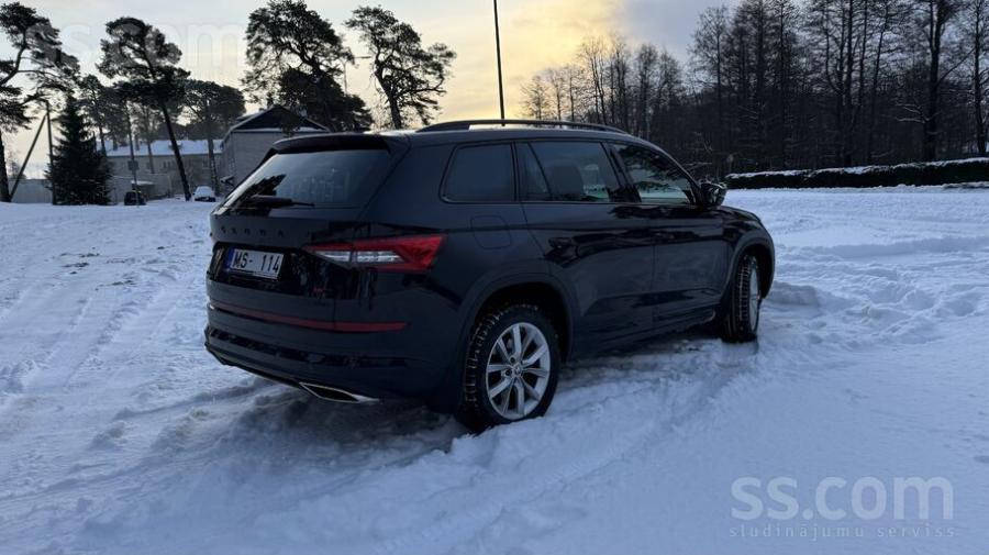 Черный Шкода Kodiaq 2020 в Рига, объемом двигателя 2.00 л и пробегом 197 тыс. км за 25325 €, фото 6 на AUTOMOTO.COM.LV