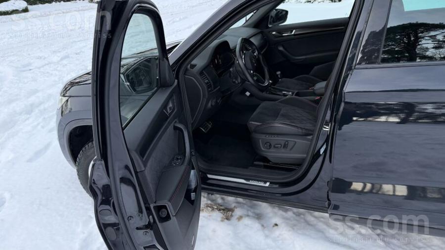 Черный Шкода Kodiaq 2020 в Рига, объемом двигателя 2.00 л и пробегом 197 тыс. км за 25325 €, фото 8 на AUTOMOTO.COM.LV
