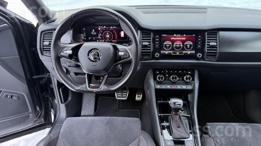 Черный Шкода Kodiaq 2020 в Рига, объемом двигателя 2.00 л и пробегом 197 тыс. км за 25325 €, фото 12 на AUTOMOTO.COM.LV