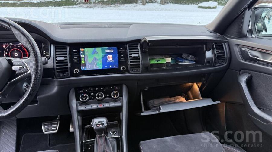 Черный Шкода Kodiaq 2020 в Рига, объемом двигателя 2.00 л и пробегом 197 тыс. км за 25325 €, фото 14 на AUTOMOTO.COM.LV