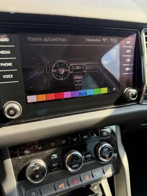 Black Skoda Kodiaq 2020 in Vilnius, with an engine capacity of 2.00 L and mileage of 290 thousand km for 16200 €, photo 15 on AUTOMOTO.COM.LV