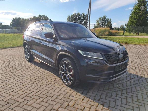 Черный Шкода Kodiaq 2020 в Расейняй, объемом двигателя 1.97 л и пробегом 215 тыс. км за 22700 €, фото 2 на AUTOMOTO.COM.LV