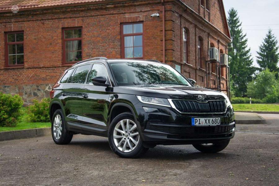 Черный Шкода Kodiaq 2020 в Электренай, объемом двигателя 1.98 л и пробегом 204 тыс. км за 19550 €, фото 1 на AUTOMOTO.COM.LV