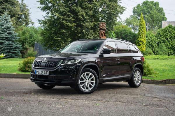 Черный Шкода Kodiaq 2020 в Электренай, объемом двигателя 1.98 л и пробегом 204 тыс. км за 19550 €, фото 3 на AUTOMOTO.COM.LV