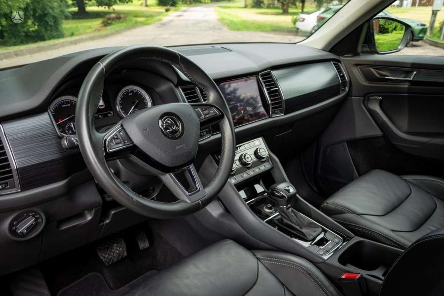 Черный Шкода Kodiaq 2020 в Электренай, объемом двигателя 1.98 л и пробегом 204 тыс. км за 19550 €, фото 13 на AUTOMOTO.COM.LV