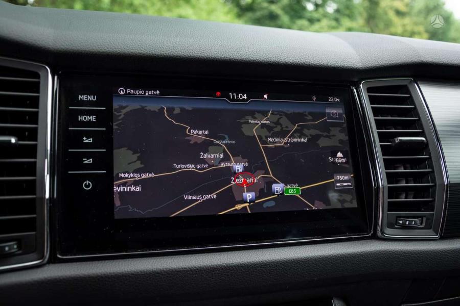 Черный Шкода Kodiaq 2020 в Электренай, объемом двигателя 1.98 л и пробегом 204 тыс. км за 19550 €, фото 25 на AUTOMOTO.COM.LV