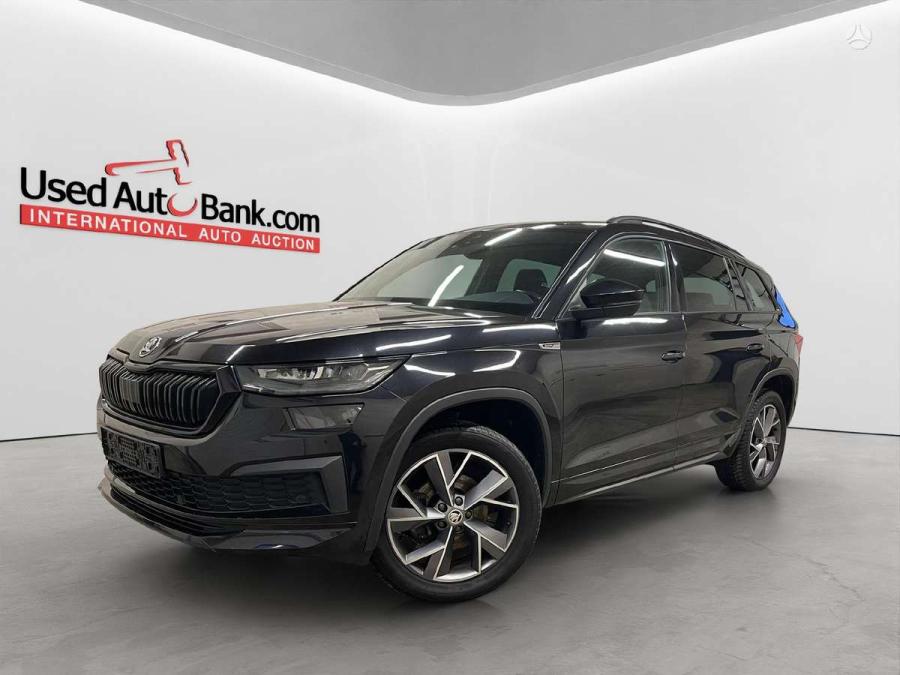 Melns Skoda Kodiaq 2021 Marijampole, ar dzinēja tilpumu 1.50 L un nobraukumu 160 tūkst. km par 26608 €, foto 1 vietnē AUTOMOTO.COM.LV