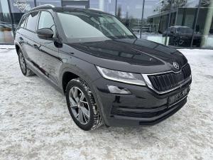 Black Skoda Kodiaq 2021 in Kaunas, with an engine capacity of 1.50 L and mileage of 185 thousand km for 20500 €, photo 2 on AUTOMOTO.COM.LV