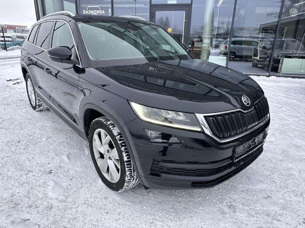 Black Skoda Kodiaq 2021 in Kaunas, with an engine capacity of 1.50 L and mileage of 191 thousand km for 18900 €, photo 2 on AUTOMOTO.COM.LV