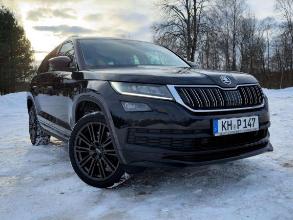 Melns Skoda Kodiaq 2021 Tauragė, ar dzinēja tilpumu 1.97 L un nobraukumu 211 tūkst. km par 26300 €, foto  vietnē AUTOMOTO.COM.LV