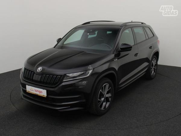 Melns Skoda Kodiaq 2021 Viļņa, ar dzinēja tilpumu 1.50 L un nobraukumu 166 tūkst. km par 23999 €, foto  vietnē AUTOMOTO.COM.LV