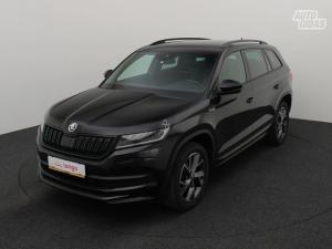 Black Skoda Kodiaq 2021 in Vilnius, with an engine capacity of 1.50 L and mileage of 166 thousand km for 23999 €, photo  on AUTOMOTO.COM.LV