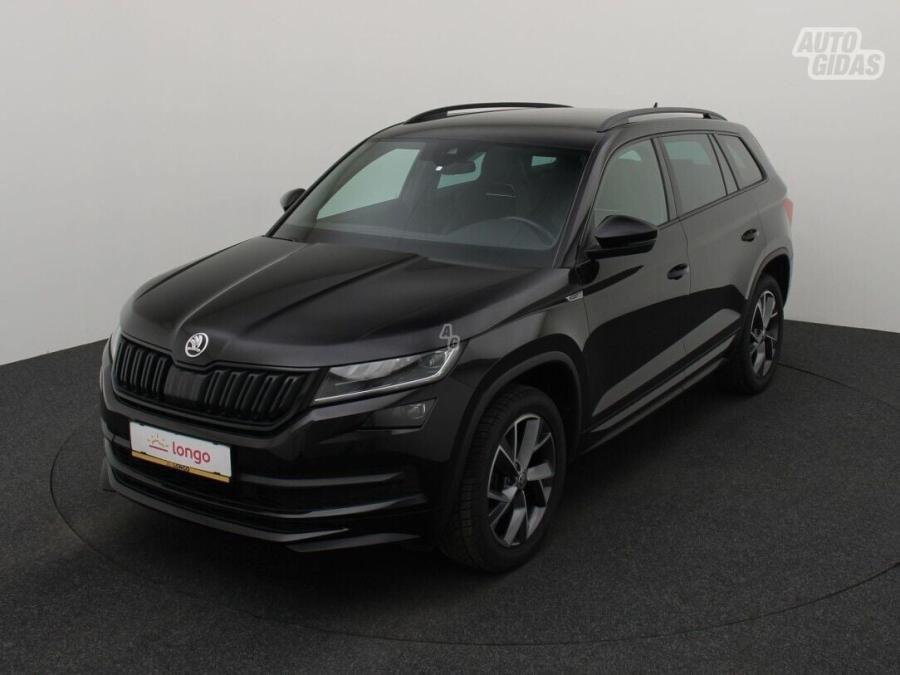 Black Skoda Kodiaq 2021 in Vilnius, with an engine capacity of 1.50 L and mileage of 166 thousand km for 23999 €, photo 1 on AUTOMOTO.COM.LV
