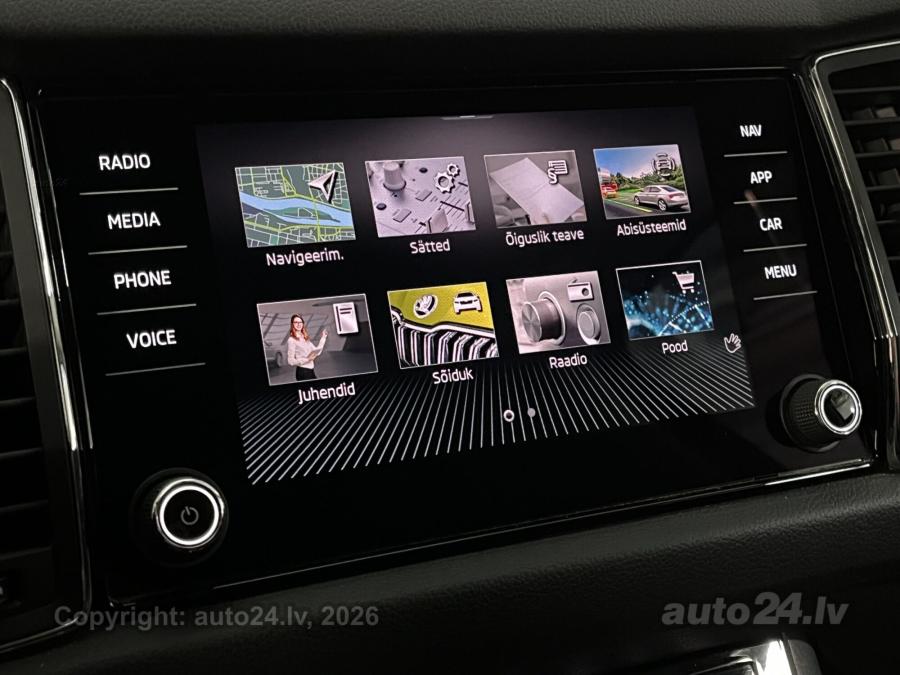 Черный Шкода Kodiaq 2021 в Таллин, объемом двигателя 2.00 л и пробегом 104 тыс. км за 25900 €, фото 9 на AUTOMOTO.COM.LV