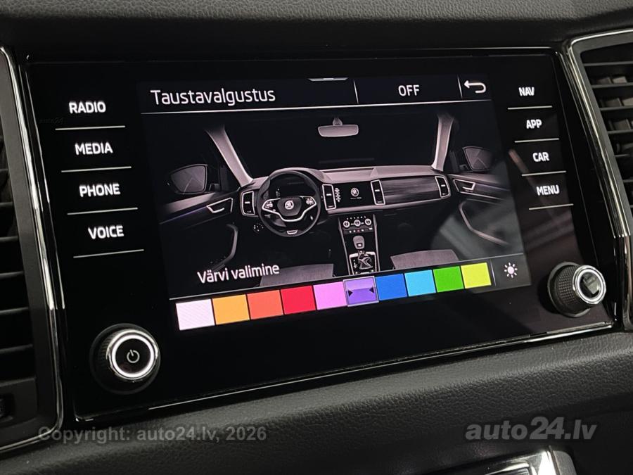 Черный Шкода Kodiaq 2021 в Таллин, объемом двигателя 2.00 л и пробегом 104 тыс. км за 25900 €, фото 14 на AUTOMOTO.COM.LV