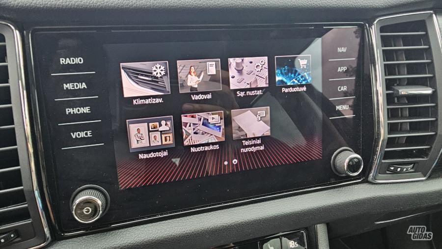 Черный Шкода Kodiaq 2021 в Пренай, объемом двигателя 1.50 л и пробегом 184 тыс. км за 21400 €, фото 21 на AUTOMOTO.COM.LV