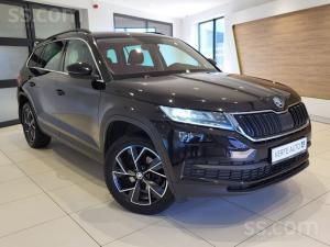 Black Skoda Kodiaq 2021 in Riga, with an engine capacity of 2.00 L and mileage of 155 thousand km for 22990 €, photo  on AUTOMOTO.COM.LV