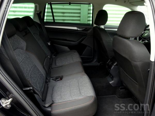 Black Skoda Kodiaq 2021 in Riga, with an engine capacity of 2.00 L and mileage of 178 thousand km for 19900 €, photo 9 on AUTOMOTO.COM.LV