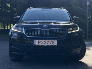 Black Skoda Kodiaq 2021 in Taurage, with an engine capacity of 1.97 L and mileage of 212 thousand km for 22600 €, photo 9 on AUTOMOTO.COM.LV