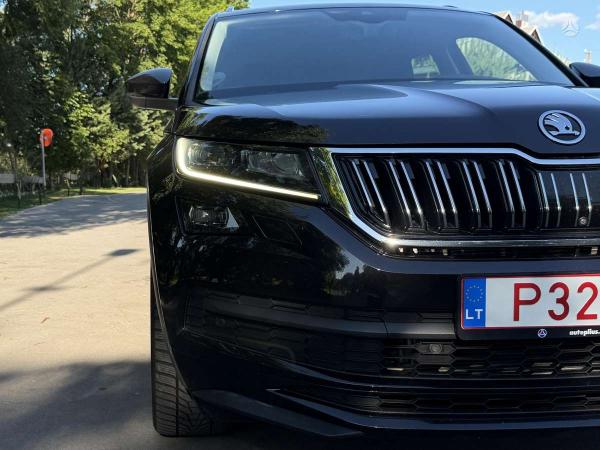 Black Skoda Kodiaq 2021 in Taurage, with an engine capacity of 1.97 L and mileage of 212 thousand km for 22600 €, photo 9 on AUTOMOTO.COM.LV