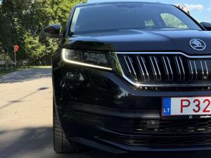 Black Skoda Kodiaq 2021 in Taurage, with an engine capacity of 1.97 L and mileage of 212 thousand km for 22600 €, photo 10 on AUTOMOTO.COM.LV