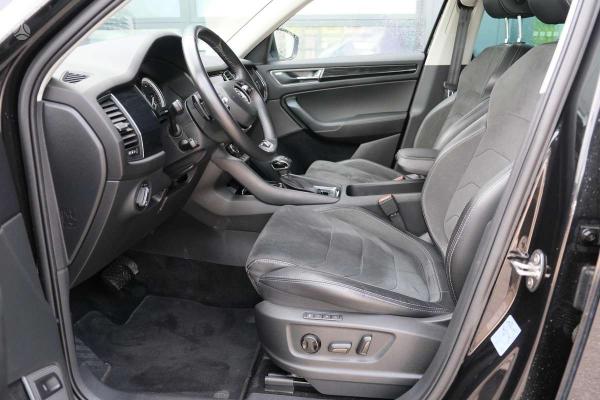 Black Skoda Kodiaq 2021 in Vilnius, with an engine capacity of 1.97 L and mileage of 215 thousand km for 21900 €, photo 7 on AUTOMOTO.COM.LV