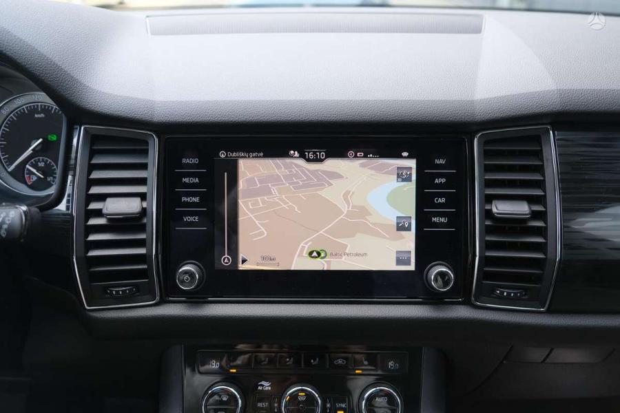 Черный Шкода Kodiaq 2021 в Вильнюс, объемом двигателя 1.97 л и пробегом 215 тыс. км за 21900 €, фото 14 на AUTOMOTO.COM.LV