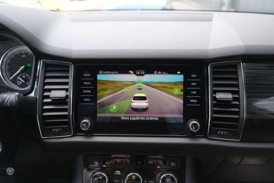 Черный Шкода Kodiaq 2021 в Вильнюс, объемом двигателя 1.97 л и пробегом 215 тыс. км за 21900 €, фото 15 на AUTOMOTO.COM.LV