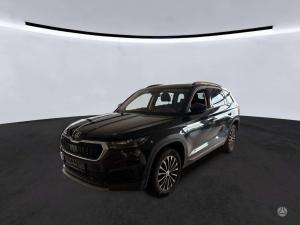 Black Skoda Kodiaq 2021 in Marijampole, with an engine capacity of 1.97 L and mileage of 188 thousand km for 22349 €, photo  on AUTOMOTO.COM.LV