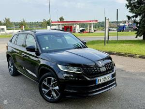 Black Skoda Kodiaq 2021 in Taurage, with an engine capacity of 1.97 L and mileage of 180 thousand km for 22500 €, photo 6 on AUTOMOTO.COM.LV