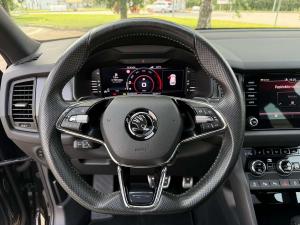 Black Skoda Kodiaq 2021 in Taurage, with an engine capacity of 1.97 L and mileage of 180 thousand km for 22500 €, photo 20 on AUTOMOTO.COM.LV