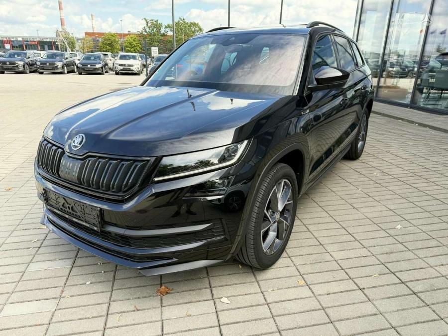 Черный Шкода Kodiaq 2021 в Каунас, объемом двигателя 1.50 л и пробегом 159 тыс. км за 19900 €, фото 1 на AUTOMOTO.COM.LV